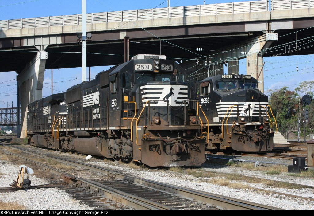 NS 2531 and 9698 between runs